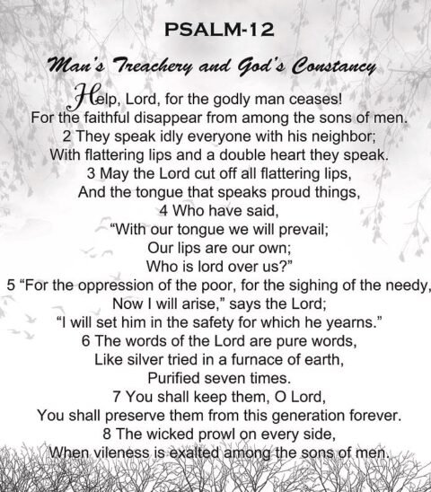 Psalm 12 - biblicalpsalms.com